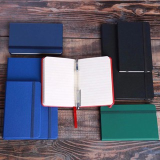 bea [A6 Size] Stationery Moleskin Rubber Diary Strap Notebook w/ Strap ...