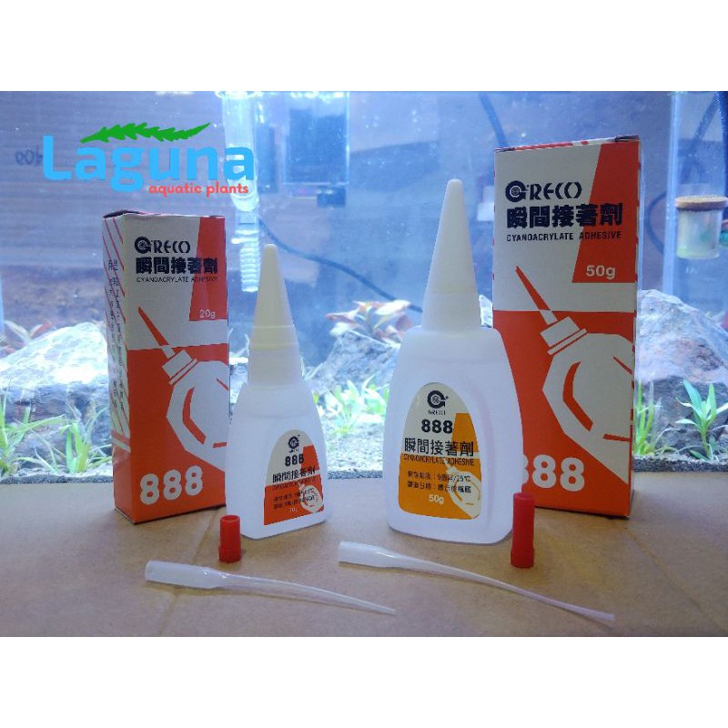 Greco 888 Cyanoacrylate Adhesive Super Glue for Aquascaping (20g - 50g ...