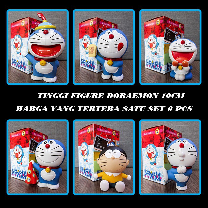 Doraemon Action Figure - Display - Doraemon cake Topper - Series B ...