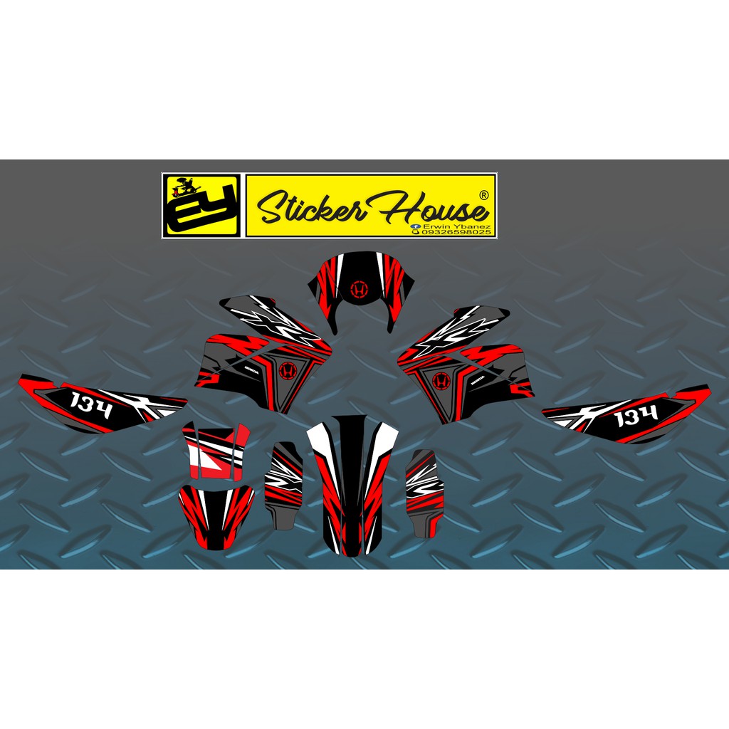 XR 125 DECALS LAMINATED | Shopee Philippines