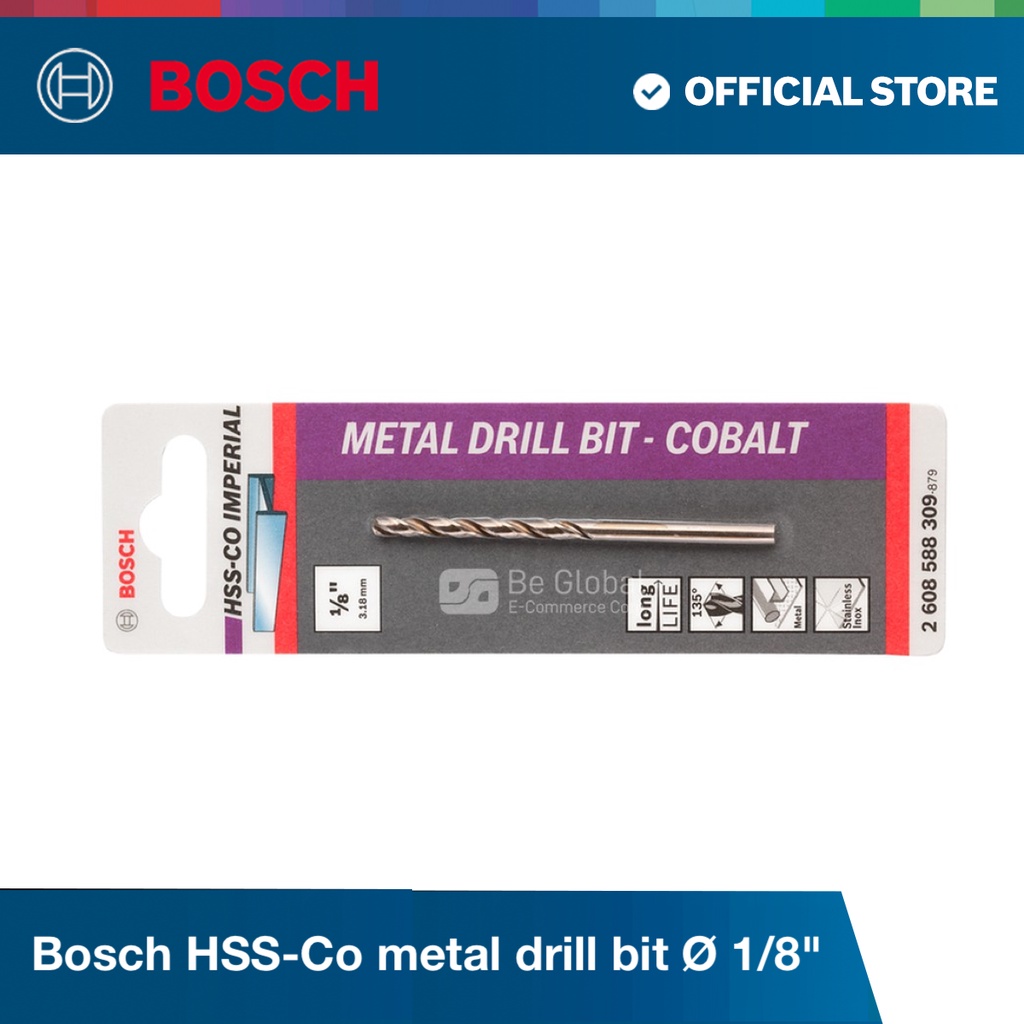 Bosch HSS-Co Metal Drill Bit | Shopee Philippines