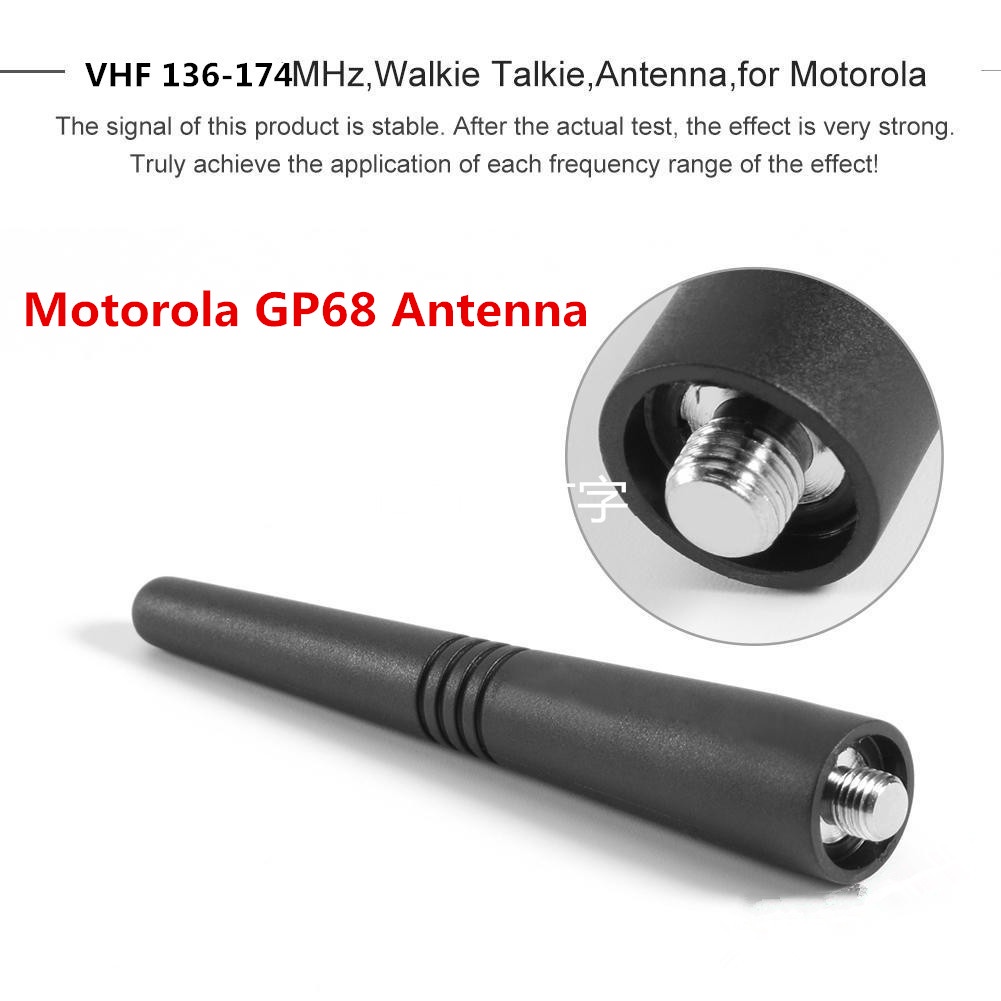 Original Motorola Walkie Talkie Antenna For UHF VHF Two Ways Radio GP68 ...
