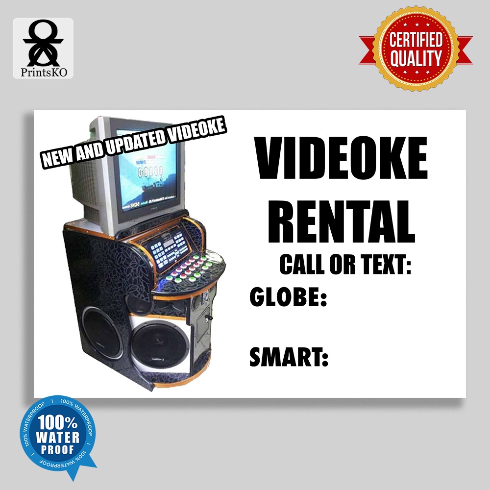 Tarpaulin Tarp With Signage Videoke For Rent Design Shopee