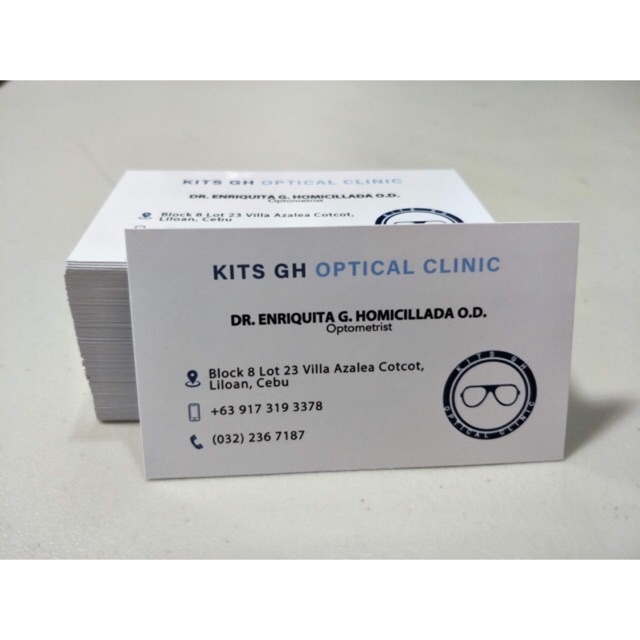 Calling Card 100pcs with box / Ready to print only | Shopee Philippines