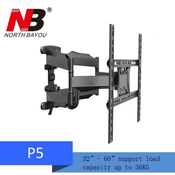 NB NORTH BAYOU P6 E200 40-80 inch 45.5KG FULL MOTION TV WALL MOUNT ...