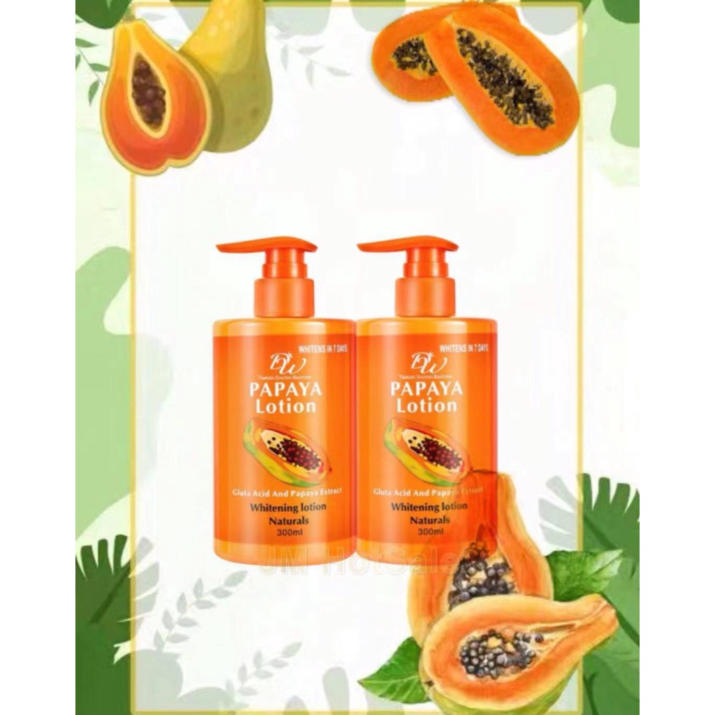 (2in1) DW Dream Cloud Papaya/Milk/SunFlower Oil/DW Soap Body Whitening ...