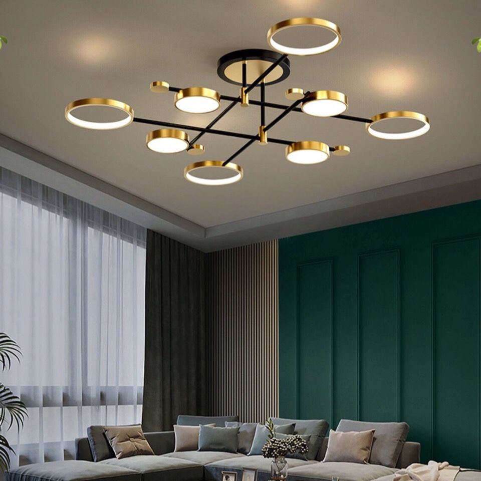 AIMI Modern Simple Living Room Light Multi-Head Bedroom Ceiling Light ...