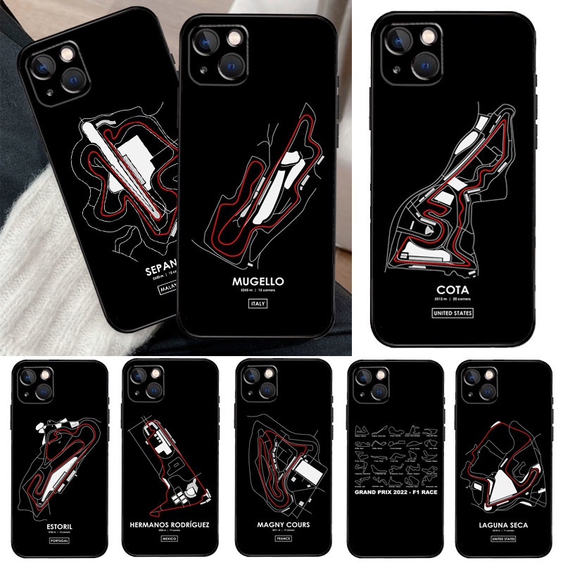 Formula 1 racing circuit Case For iPhone 13 Pro Max 11 12 Mini 6S 7 8 ...