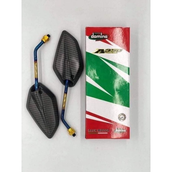 Domino side mirror Carbon/Black | Shopee Philippines