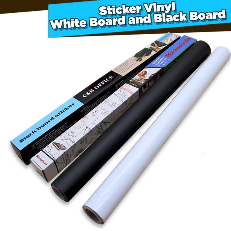 45 X 200cm Blackboard & Whiteboard Stickers Removable Vinyl Draw ...