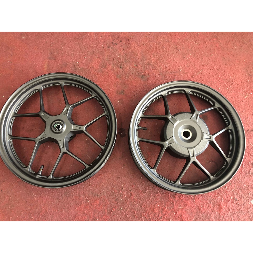 Honda Genuine Black Mag Wheels for Click 125 V1 and V2 SOLD SEPARATELY ...