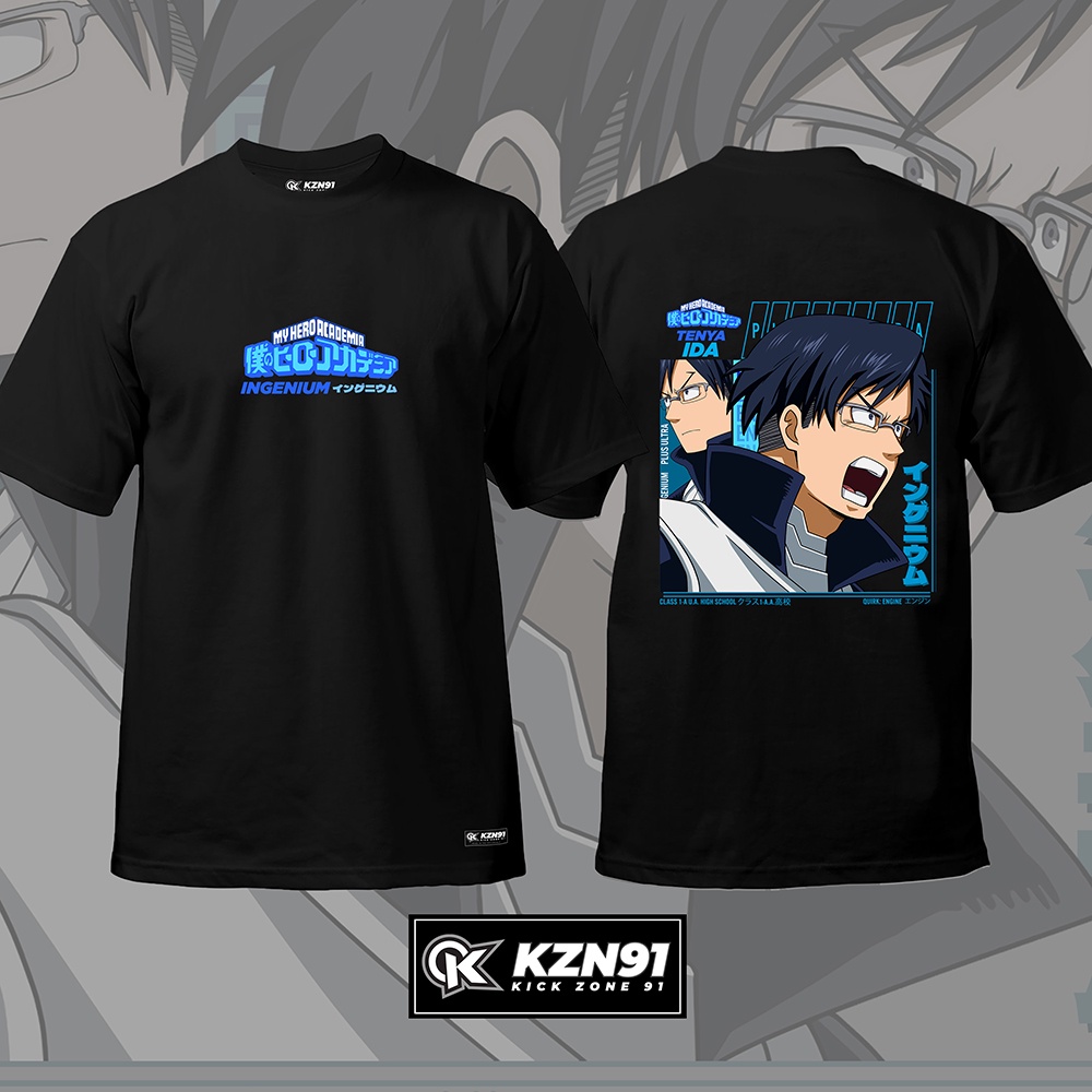 My Hero Academia Anime Tenya Iida Tshirt KZN91 | Shopee Philippines