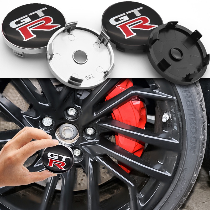 4pcs 60mm car modified hub cap center cap hub cap for Nissan GTR R32 ...