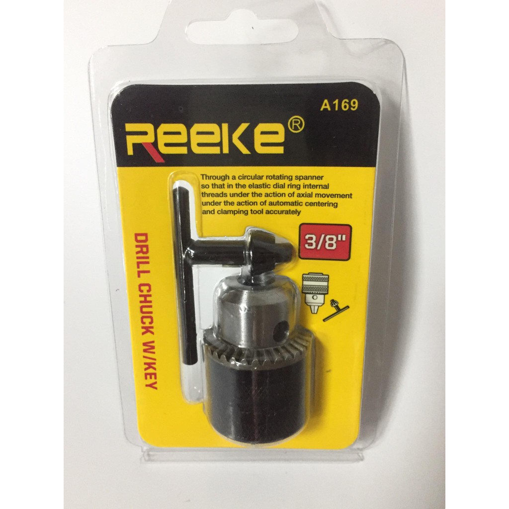 2PCS/Set 3pcs/set Drill Chuck with Key 3/8" 1.5-10mm 1/2 | Shopee ...
