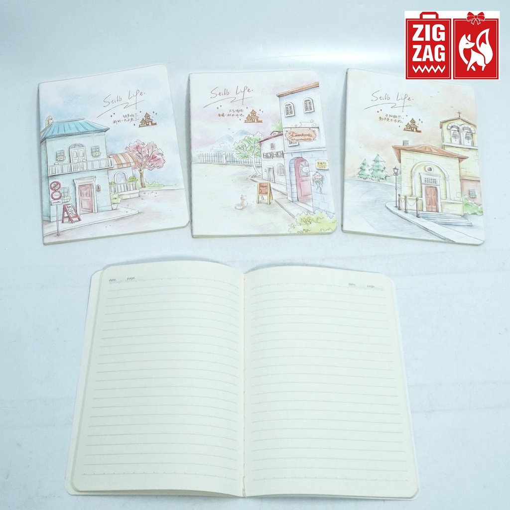 Zigzag Official Notebook Aesthetic STILL LIFE Aesthetic Notebook Soft ...