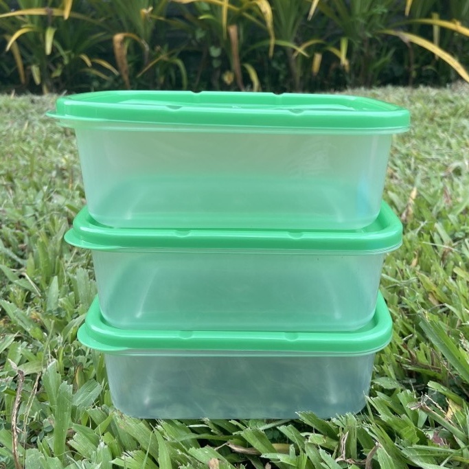 LHK 3/6PCS Tupperware Plastic Lunch Bento Box Food Container with Lid ...