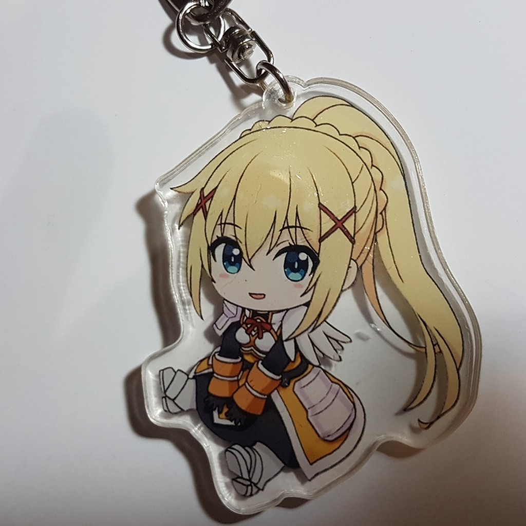 Konosuba Anime Premium Acrylic Keychain ( Megumin , Aqua , Darkness ...