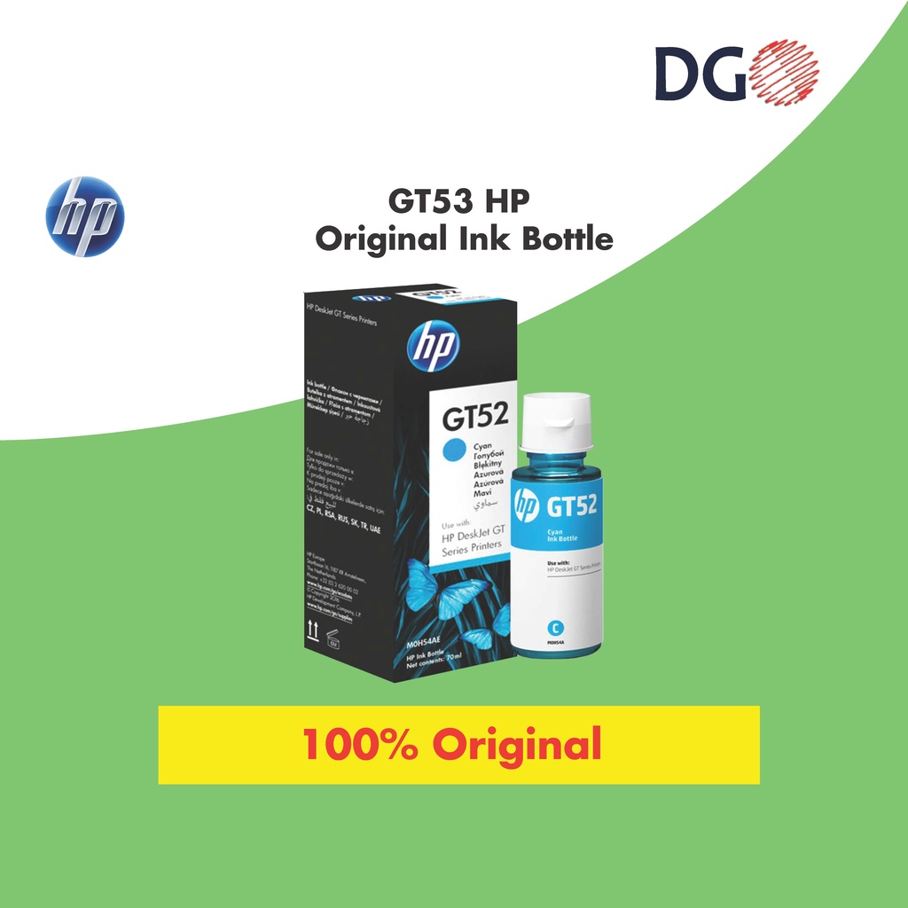 HP GT52 GT 52 ink bottle (cyan) | Shopee Philippines