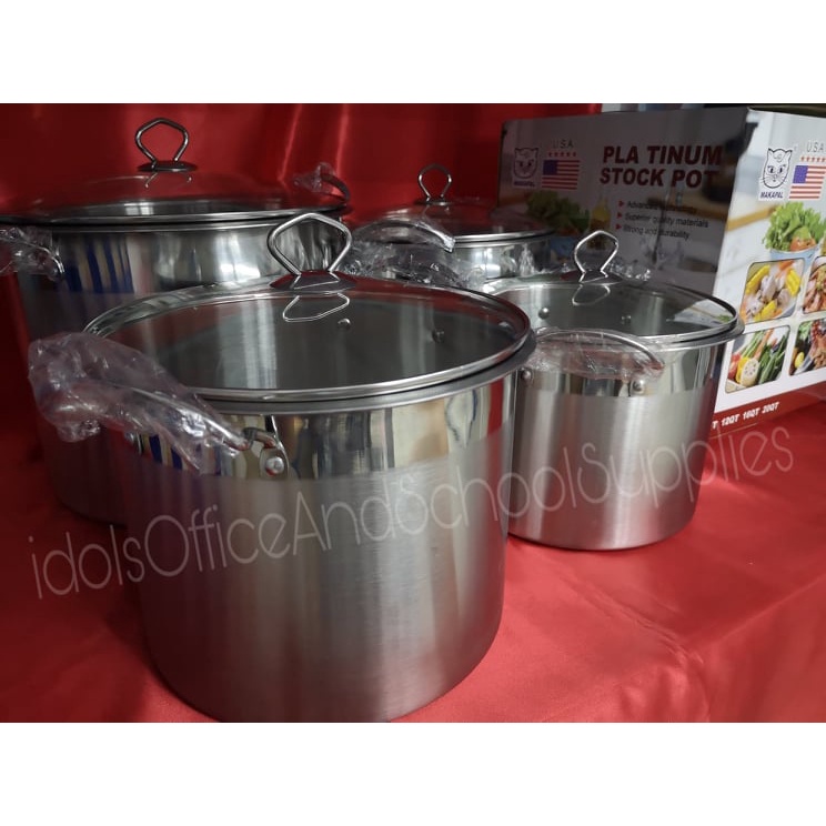 Platinum soup pot stock pot A001 | Shopee Philippines