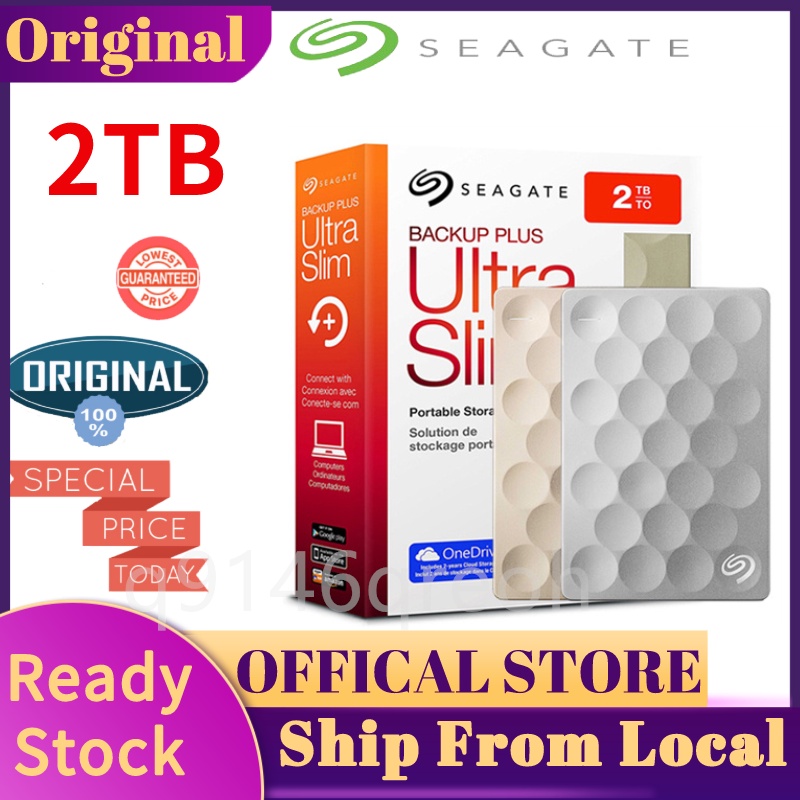 ORIGINAL SEAGATE Hard Drive 1TB 2TB USB3.0 External Hard Drive Hard ...