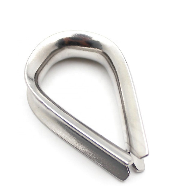 Stainless Steel Thimble 10mm and 20mm Heavy Duty Wire Rope Thimble ...
