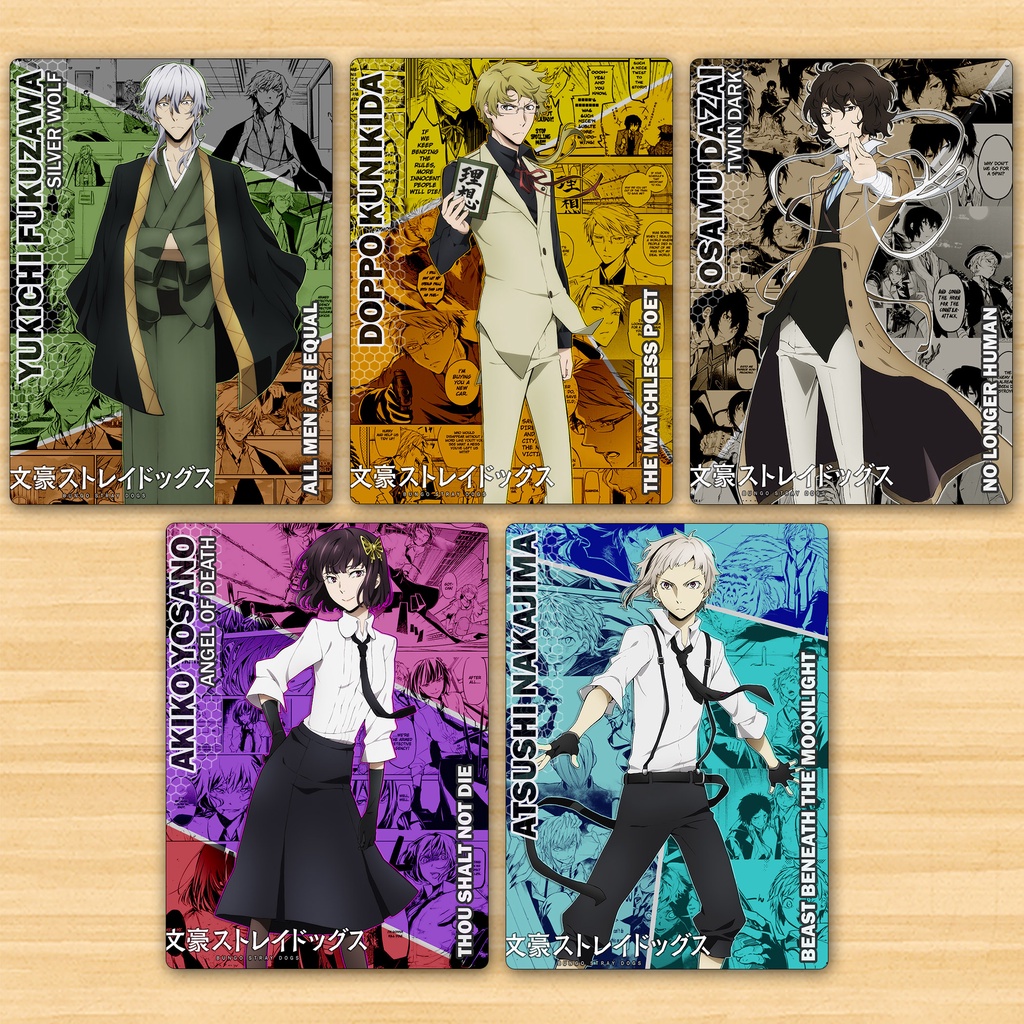 Bungo Stray Dogs Armed Detective Agency Photocard - [SOLD PER PIECE ...