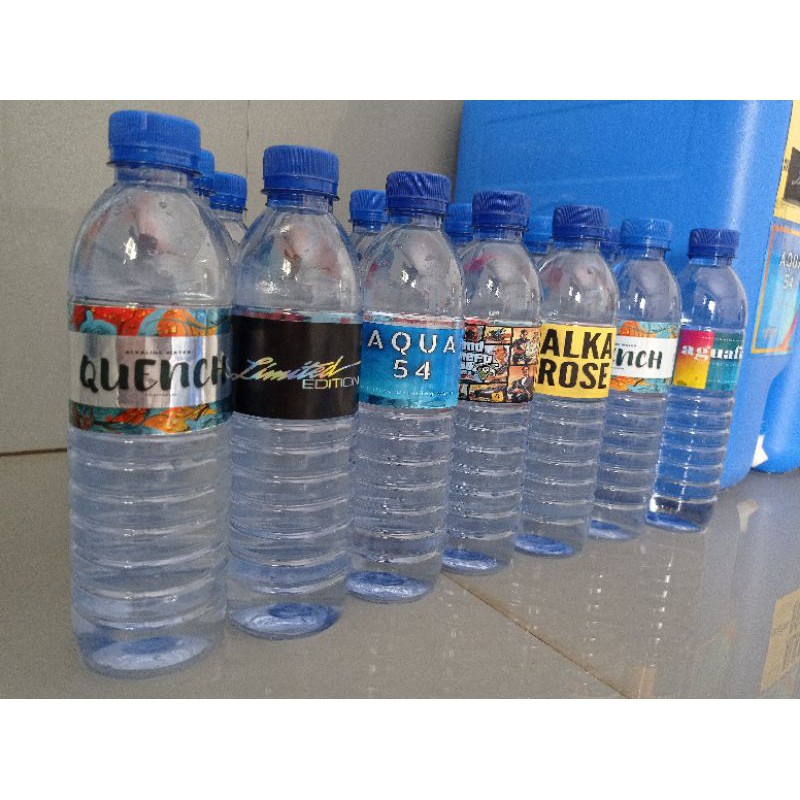 100pcs Water/Pet Bottle Sticker Personalized/Customized Waterproof ...