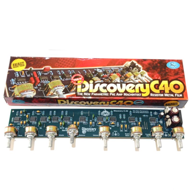 Parametric C40 Tone Control Pre AMP Machinstat Scorpion | Shopee ...
