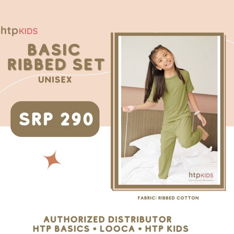 HTP Kids Basic Ribbed Set Unisex | Shopee Philippines