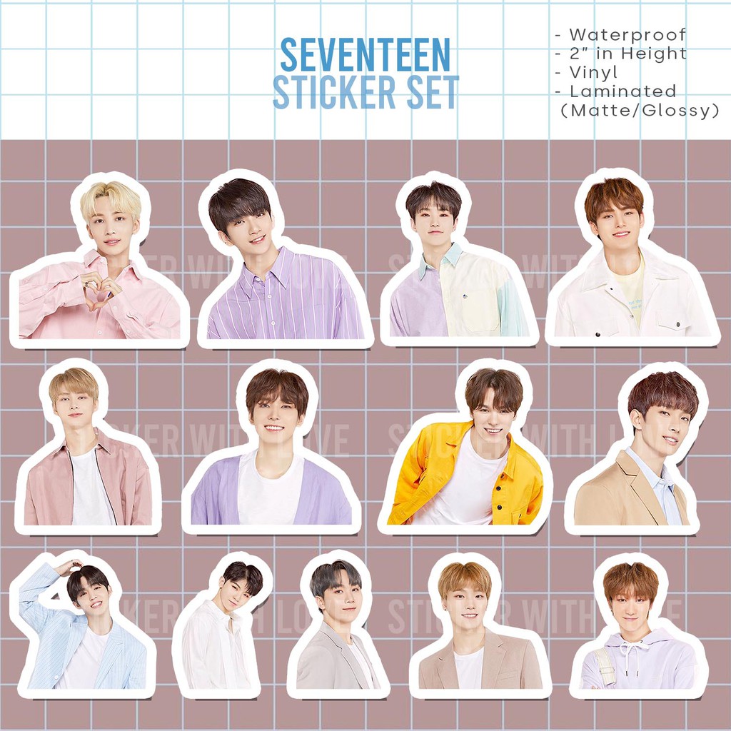 SEVENTEEN Sticker Set | Shopee Philippines