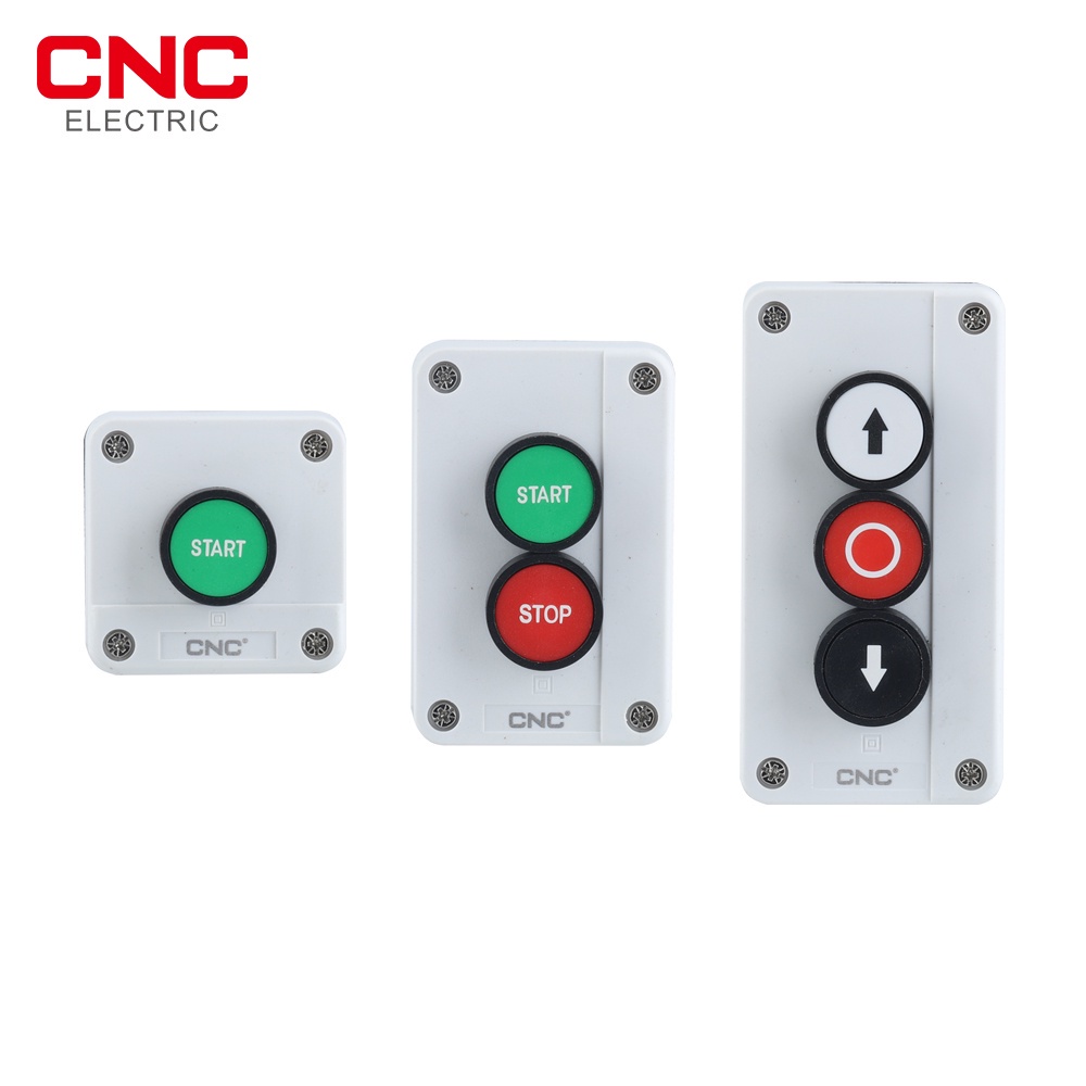 CNC Push Button Switch Control Box Waterproof Button Indicator Light ...