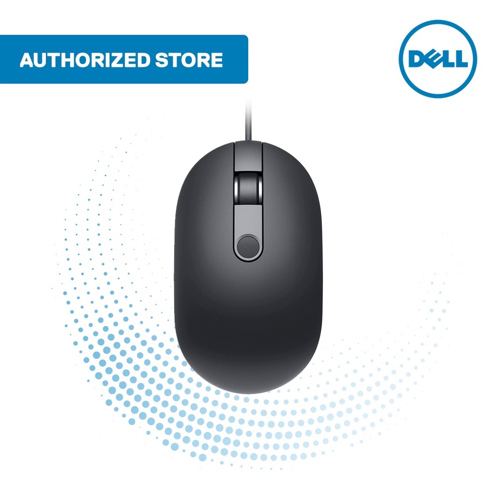 Dell Ms819 Wired USB Mouse Black Optical 1000 Dpi | Shopee Philippines