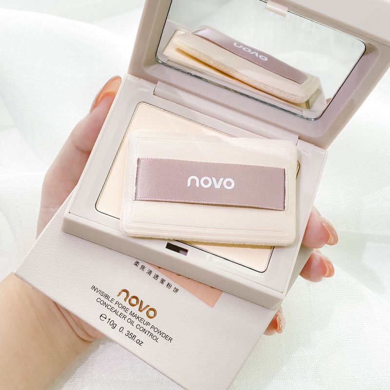 NOVO clear powder foundation, long-lasting makeup, brightening ...