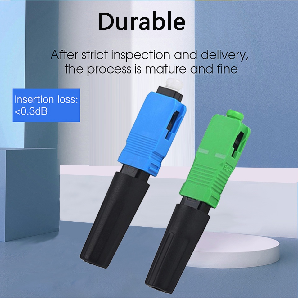 Fiber Optic quick Connector for FTTH SC-UPC/APC Embedded Fiber Optic ...