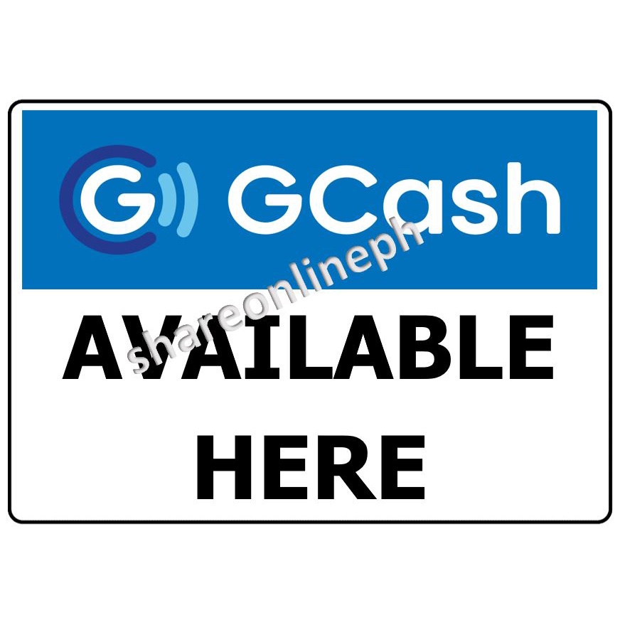 Laminated Signages Gcash Available here Signage Signage Sign Boards ...