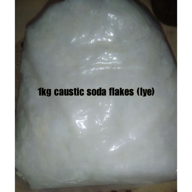 1kg lye caustic soda flakes taiwan external use | Shopee Philippines
