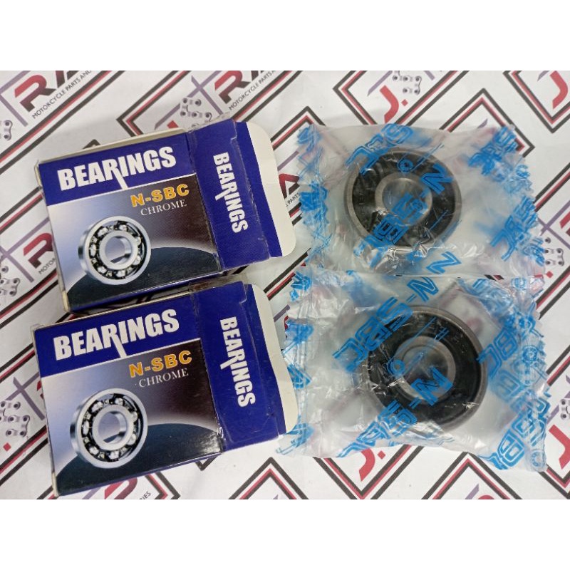 Suzuki Raider 150 front mags bearing 2pcs with Rubber seal | Shopee ...