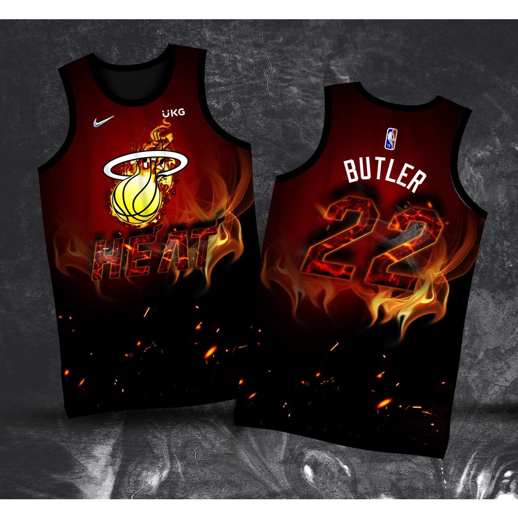 2022! MIAMI HEAT JIMMY BUTLER #22 | EMPHIRE EDITION | FULL SUBLIMATION ...