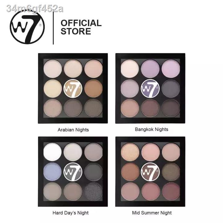 ready to ship W7 Cosmetics Naughty Nine Eyeshadow Palette | Shopee ...