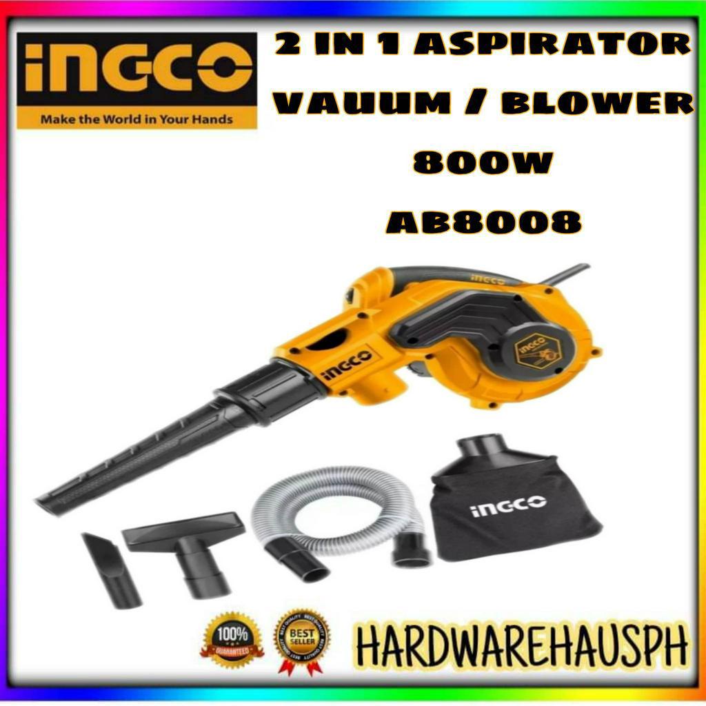 INGCO Aspirator Vacuum Blower 800W AB8008 | Shopee Philippines