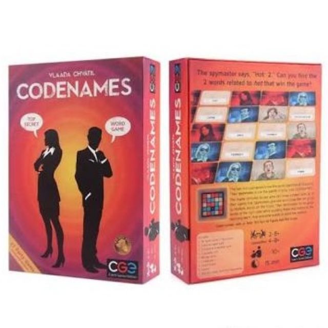 Codenames : Top Secret Spy game (card games) | Shopee Philippines