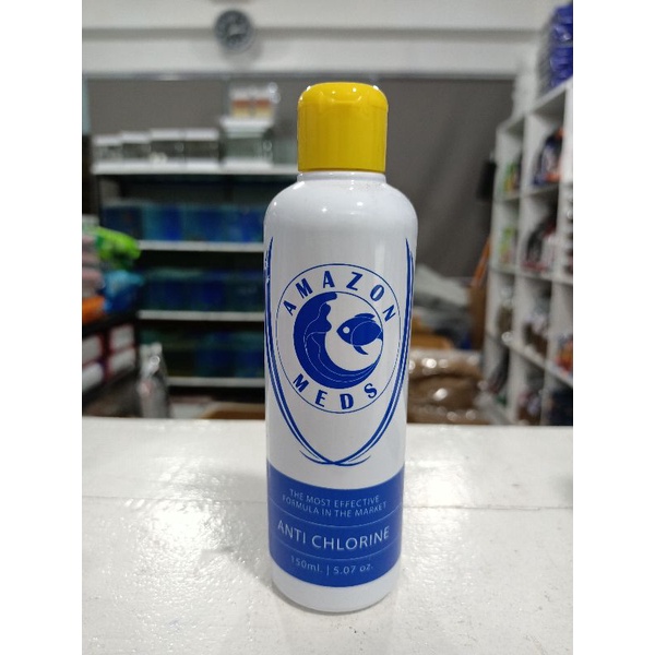 Amazon Meds Methylene Blue / Anti-Chlorine 150ml for Fish aquarium and Pond | Shopee Philippines