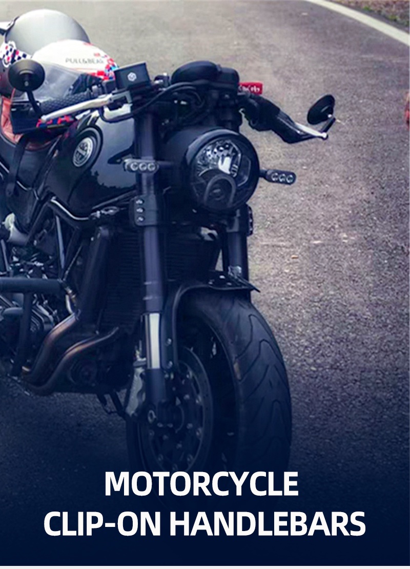 Universal Motorcycle Clip-on Handlebar 22mm fits 31 32 33 35 37 39 41 ...