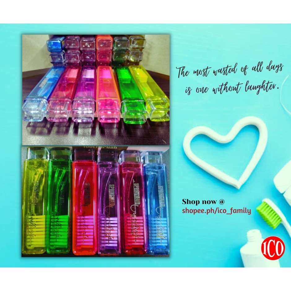 Springmaid Traveller's Toothbrush 24pcs (8165) | Shopee Philippines