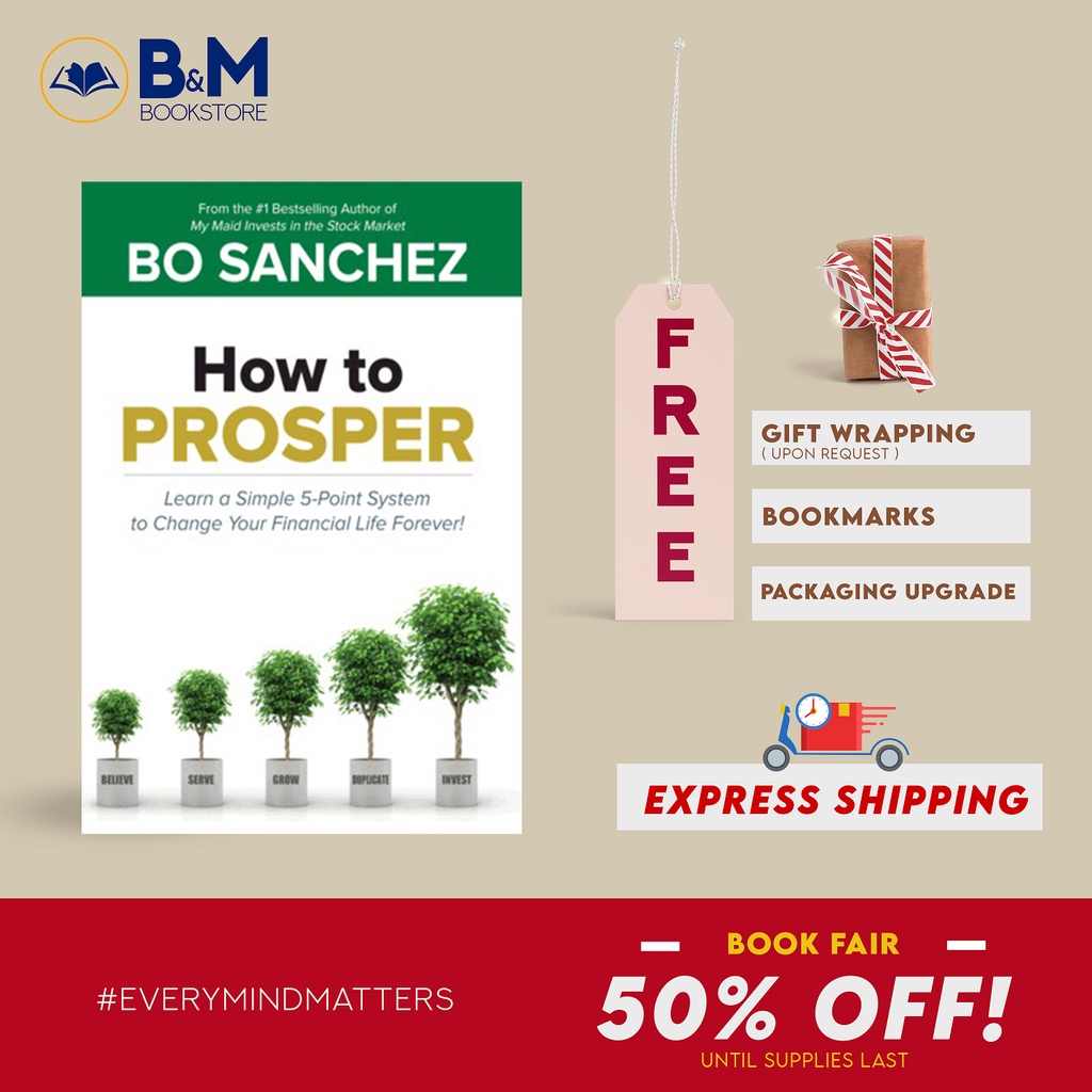 How To Prosper Book By Bo Sanchez | Shopee Philippines