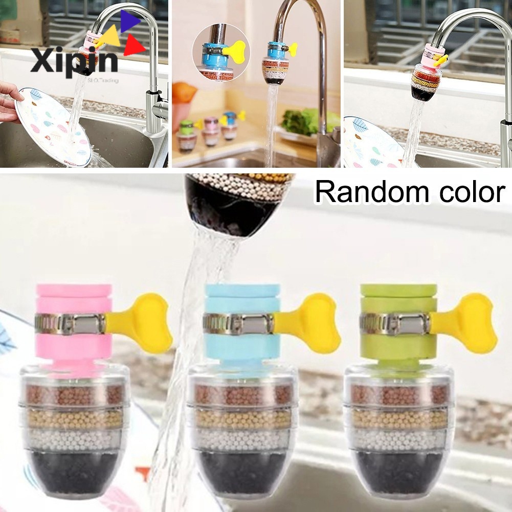 Faucet Filter 6 Layered Activated Carbon Hard Water Softener Faucet Tap ... Faucet Filter 6 Layered Activated Carbon Hard Water Softener Faucet Tap ...