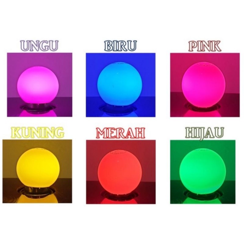 LED Color Bulb 1watt G45 | Shopee Philippines