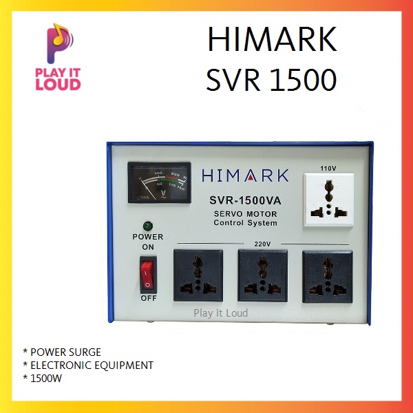 HIMARK SVR 1500 / DJ SCORPIO AVR-1500 AUTOMATIC VOLTAGE REGULATOR ...