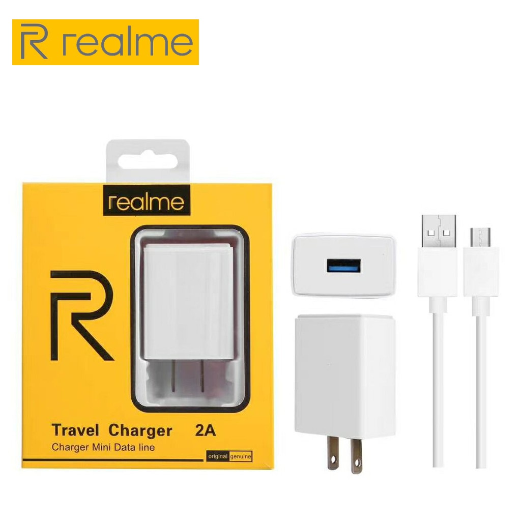 Realme 2A Power Adaptor w/ Micro USB Cable/type-c USB | Shopee Philippines