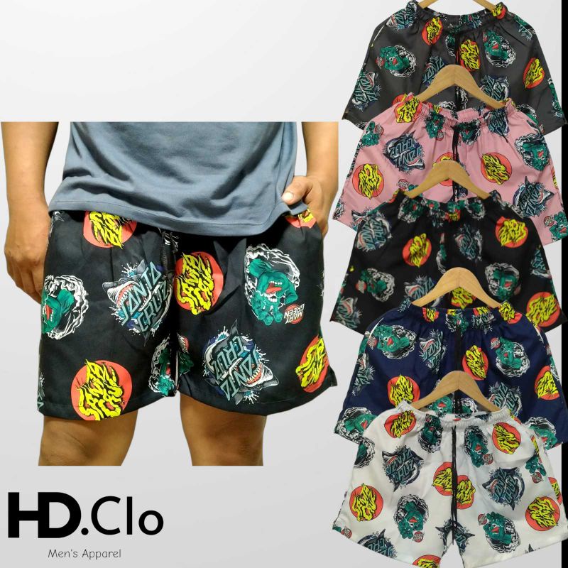 New design Taslan Sta. Cruz (Above knee,Basic & Comfy Short) | Shopee ...